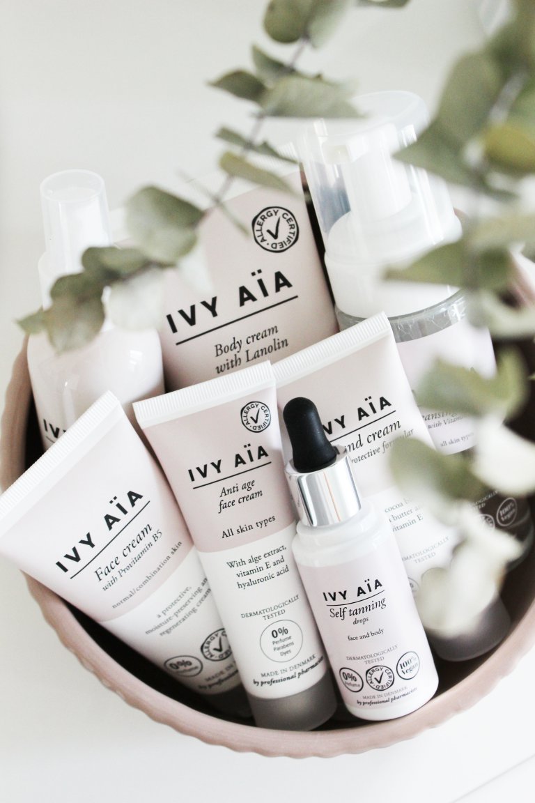 Allergivänliga produkter som hudvård och smink